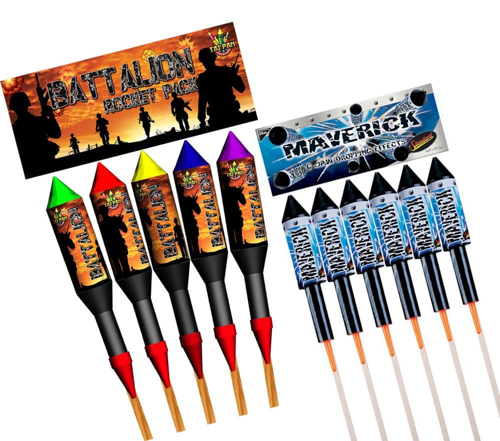 Rocket Combo Battalion and Maverick Packs