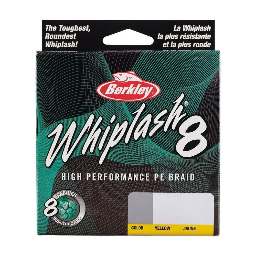 Berkley Whiplash 8 Braid Yellow 150m