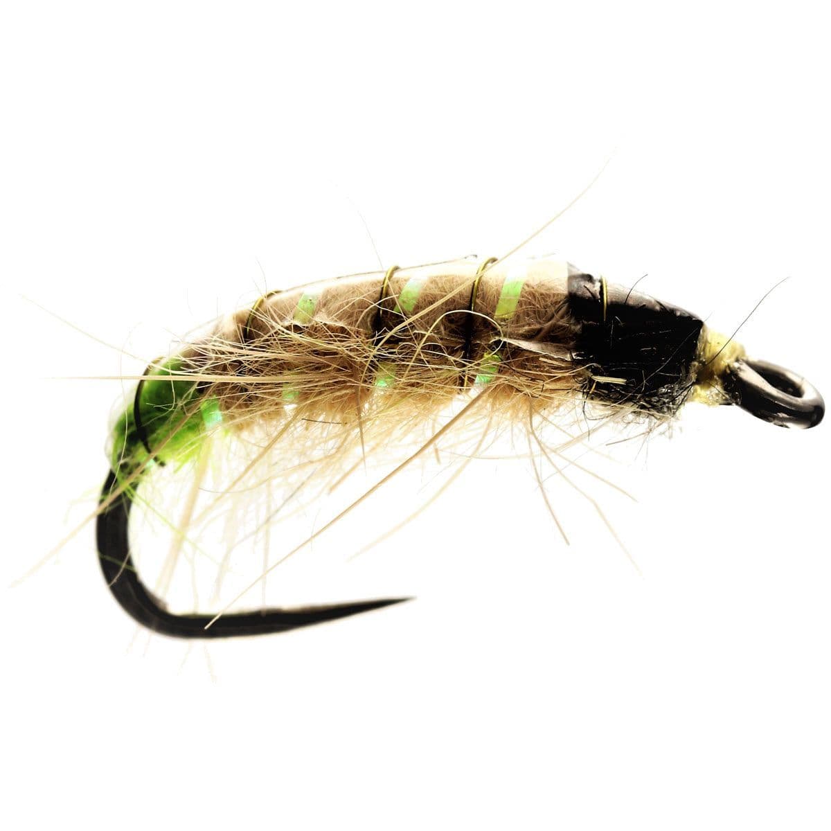 CZECH LIME SPOT BARBLESS NYMPH - CALEDONIA