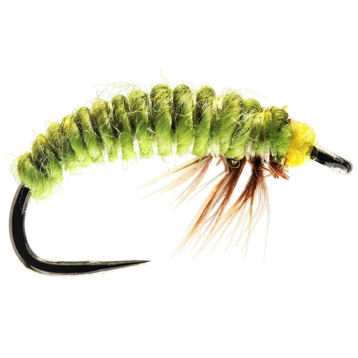 RHYACOPHILIA LAVA CZECH BARBLESS NYMPH - CALEDONIA