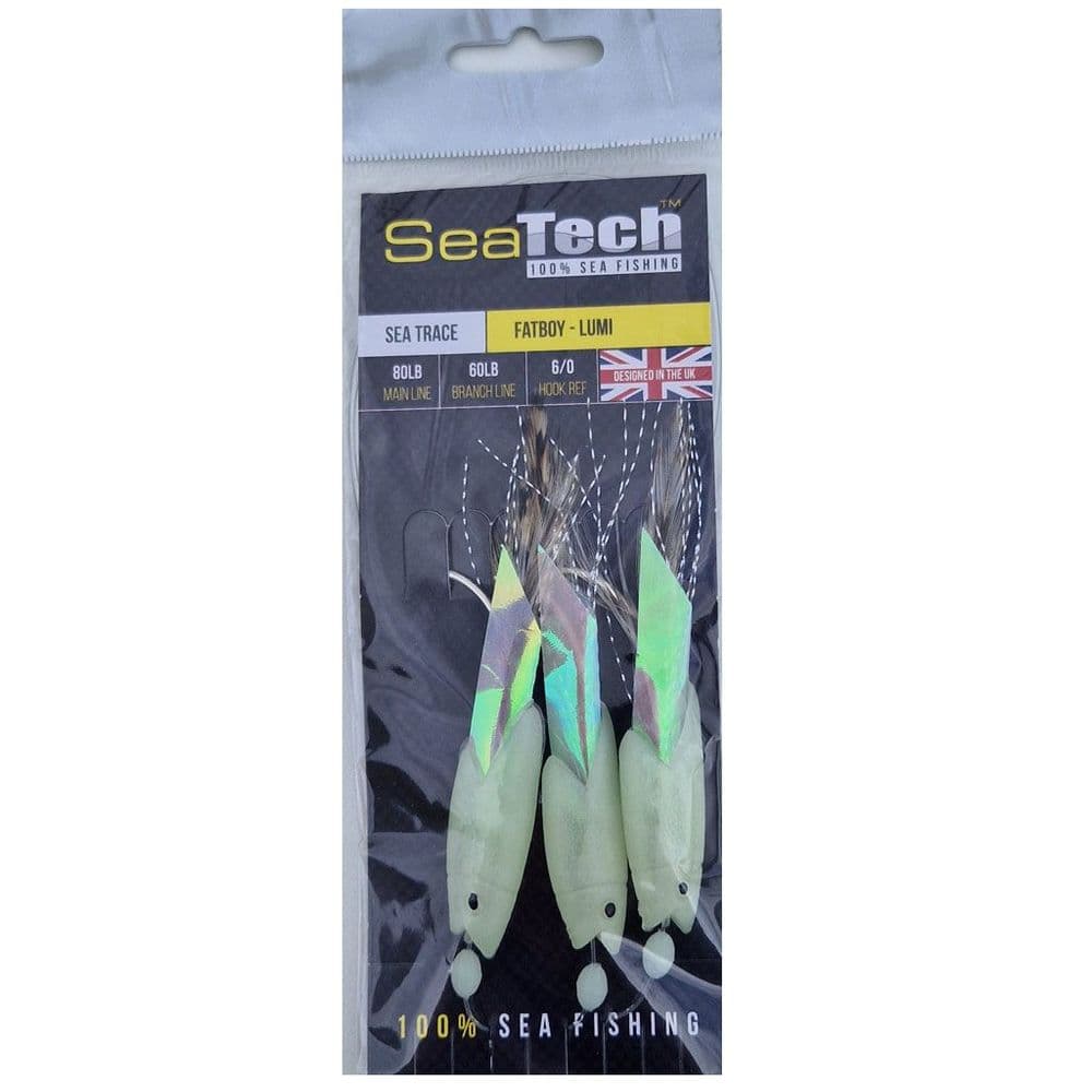 SeaTech Sea Trace Fatboy Rig 3 Hook Lumi