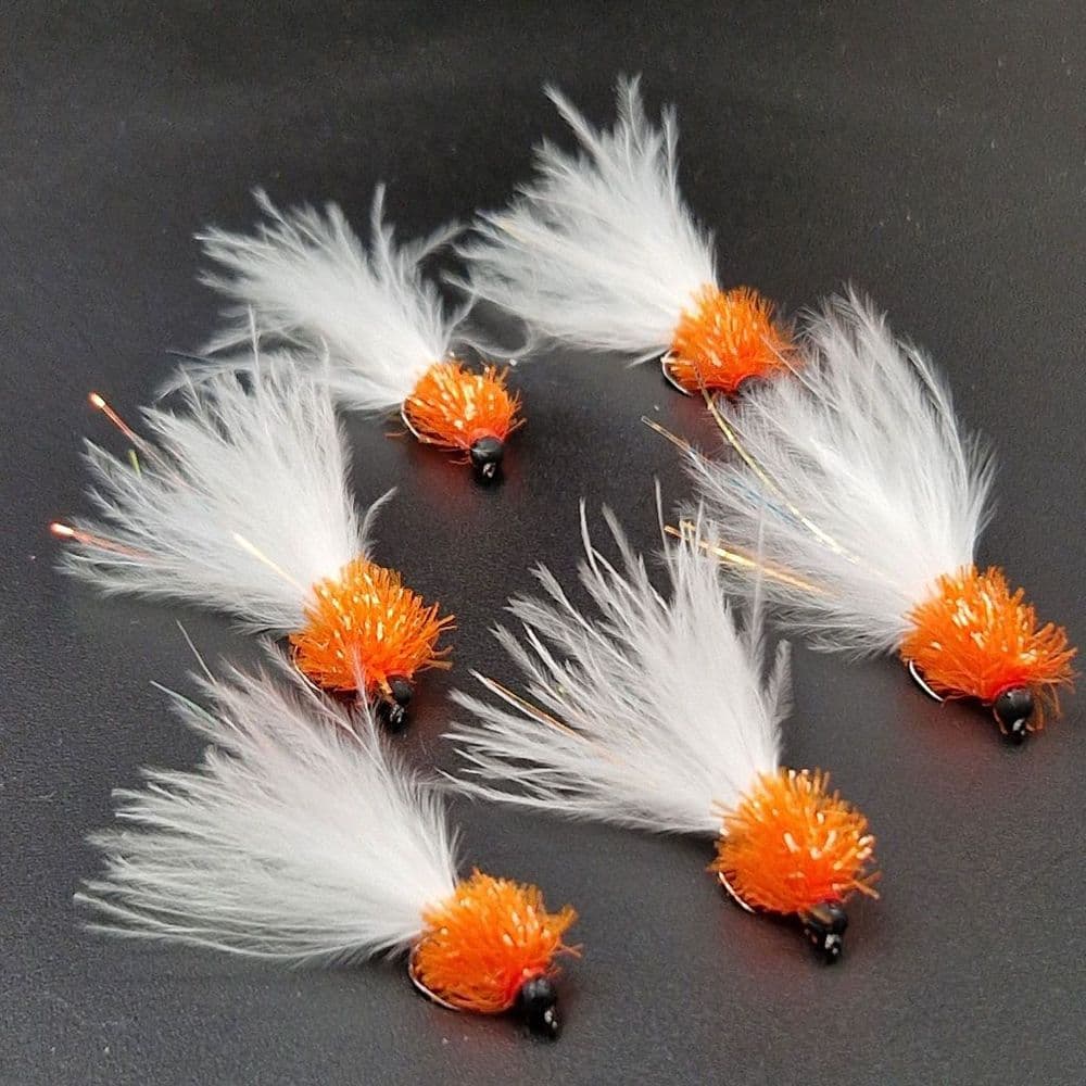 Six Pack - Mini Baddy Fly Orange
