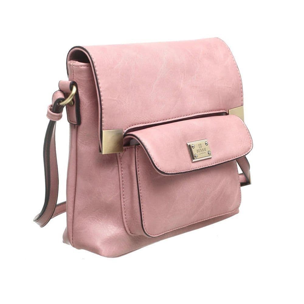 Bessie London Pink Crossbody Bag & Pink Crossbody Bag | Wearitboutique
