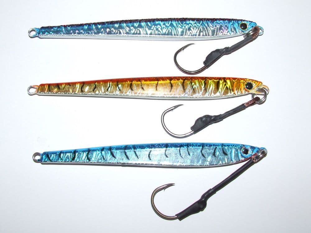 FLADEN PORTLAND 160g JIG PIRK LURE 6/0 ASSIST HOOK BOAT KAYAK WRECK FISHING