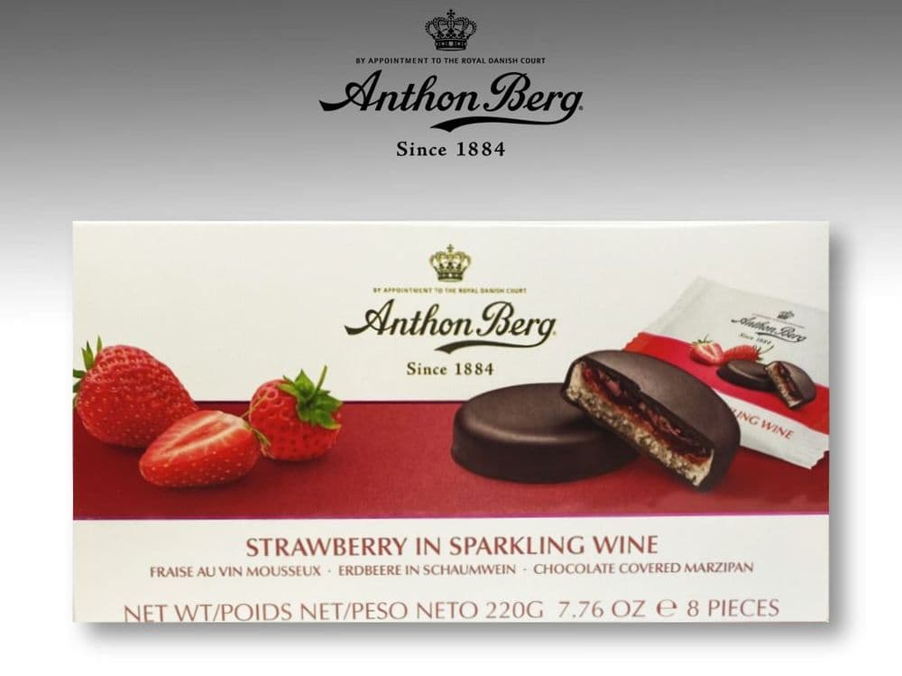 ANTHON BERG STRAWBERRY IN SPARKLING WINE SINGLE BOX BBE 09/09/2024