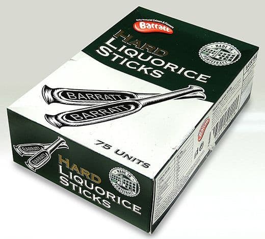 Wholesale Barratt Hard Liquorice Sticks | 1.2KG Bulk Box