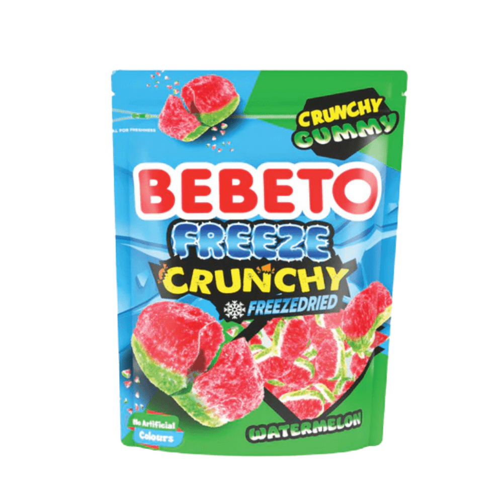 Bebeto Freeze Dried Watermelon Slices: Crunchy Halal Sweets 12x35g