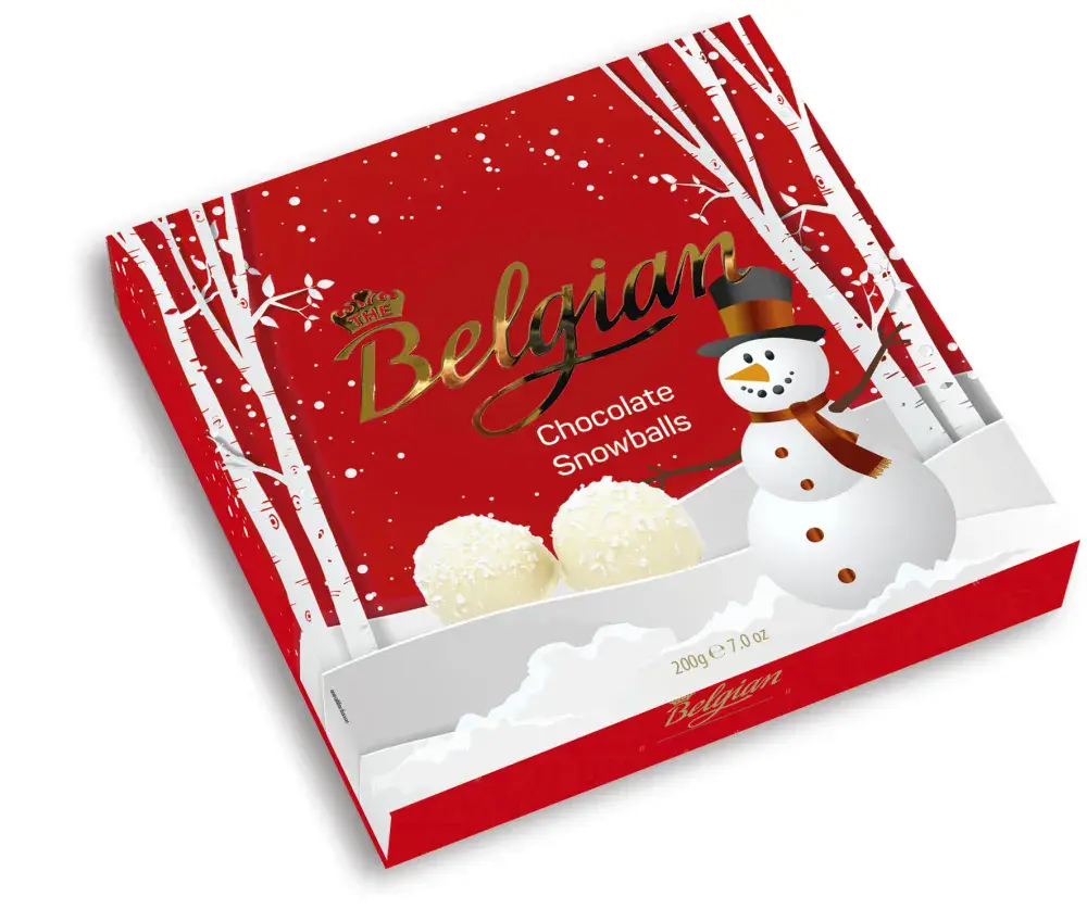 BELGIAN CHOCOLATE SNOWBALLS 200g SINGLE 9 left