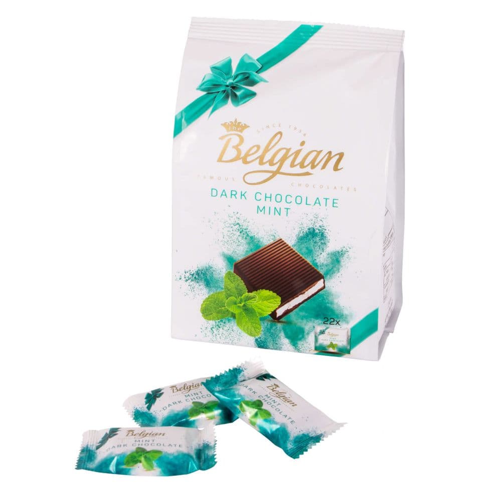BELGIAN DARK MINT CHOCOLATE 10x176G