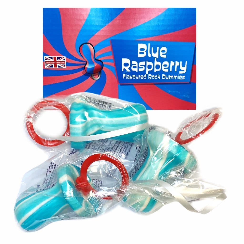 BLUE RASPBERRY FLAVOUR ROCK DUMMIES x24