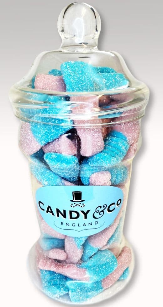BUBBLIZZ JUMBO PINK & BLUE BOTTLES 850g JAR