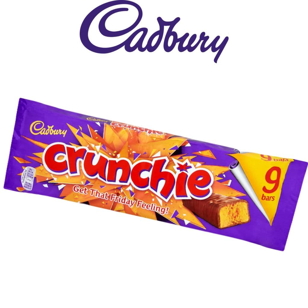 CADBURY CRUNCHIE 9 BAR MULTI PACK B B 02/07/2022