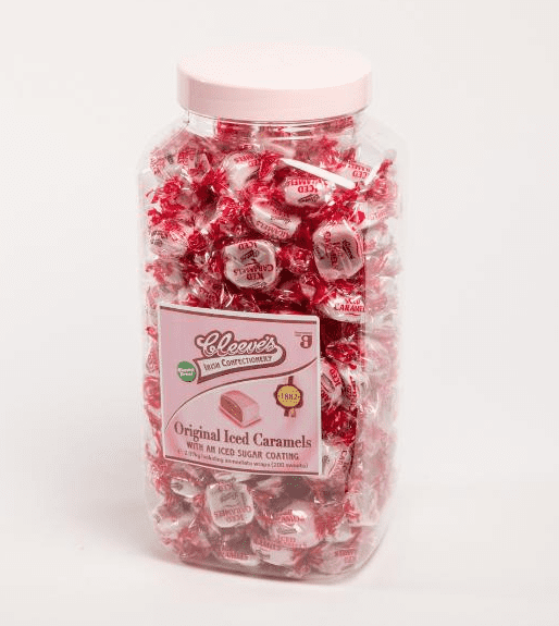CLEEVE S ORIGINAL ICED CARAMELS 2KG JAR