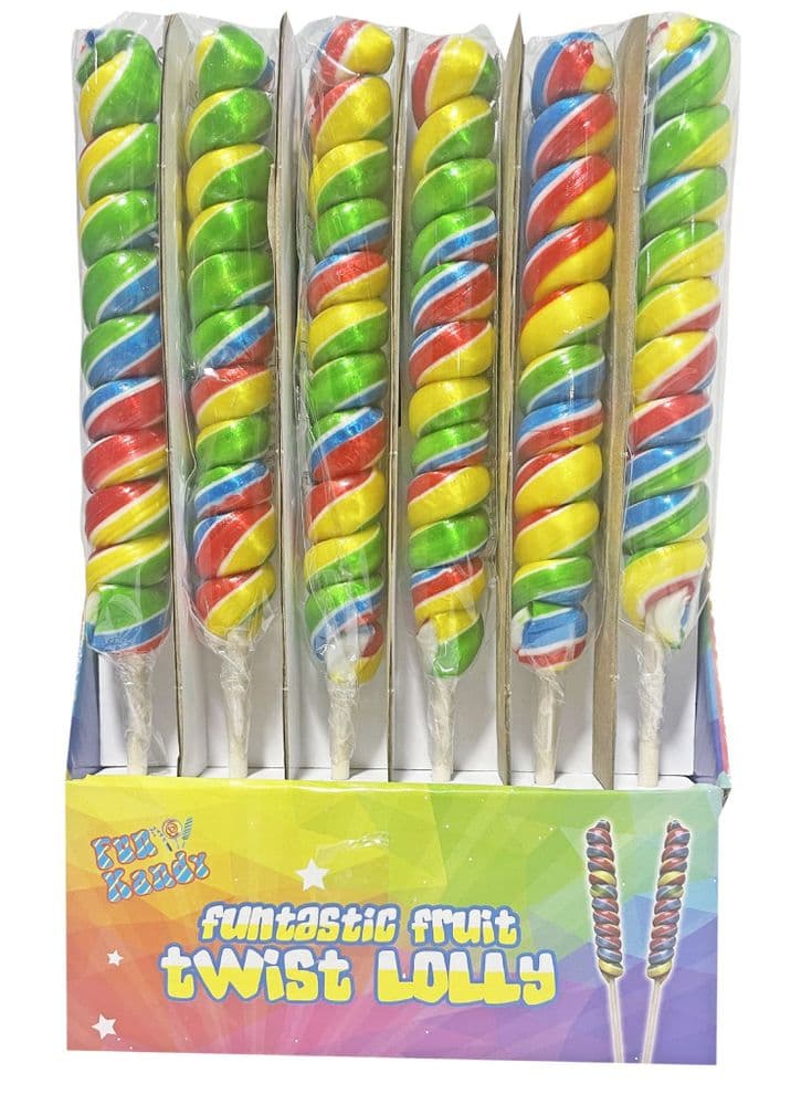 FUN KANDY TALL TWISTER LOLLIES 24X55G