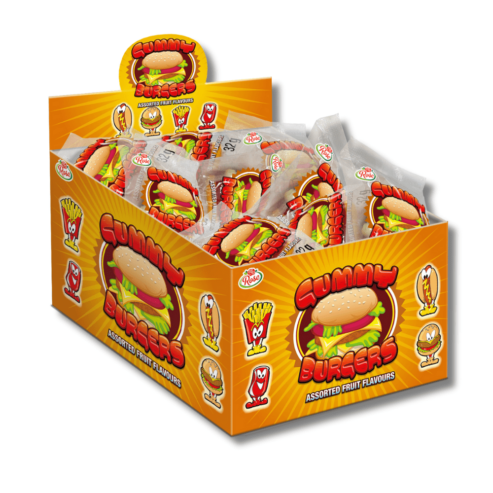 GUMMY BURGERS 24X32G