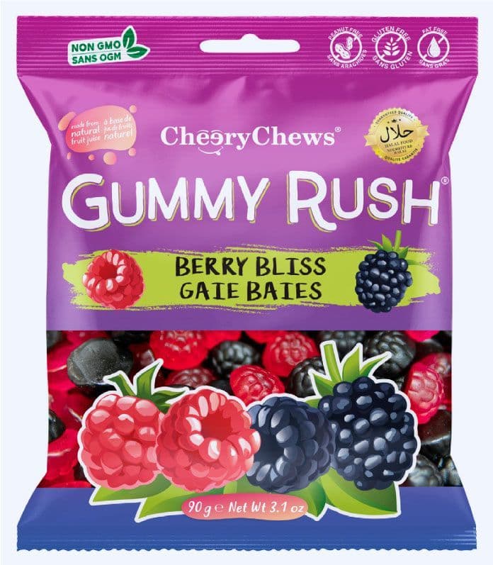 GUMMY RUSH BERRY BLISS 12x150g PREPACK