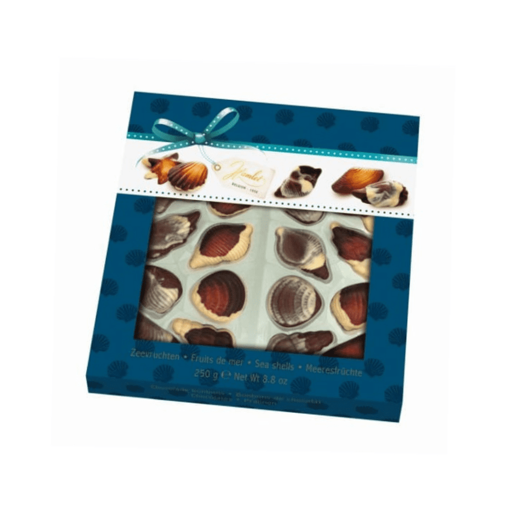 HAMLET BOX SEASHELLS HAZELNUT FILLING 250G