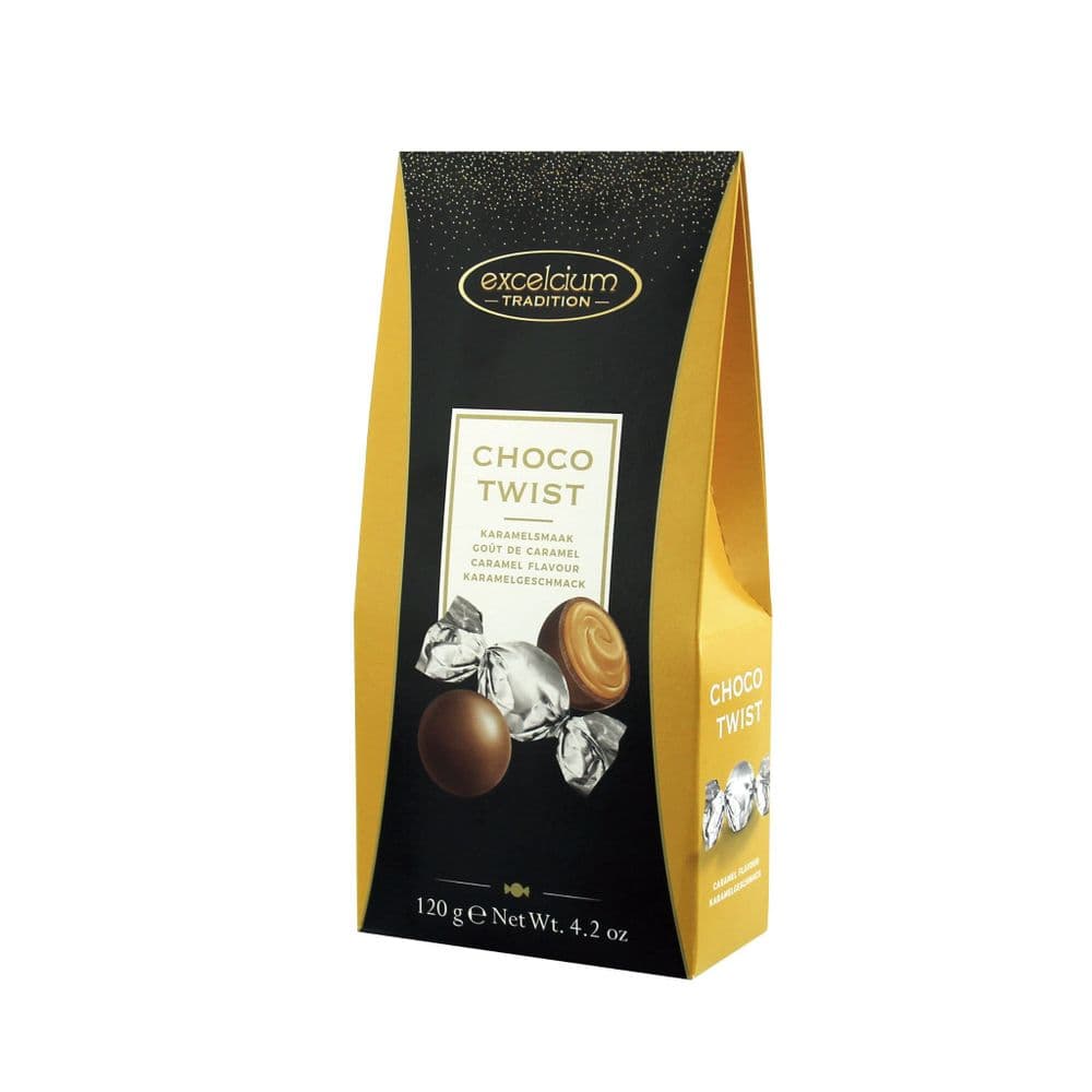 HAMLET CHOCO TWIST CARAMEL 120g SINGLE