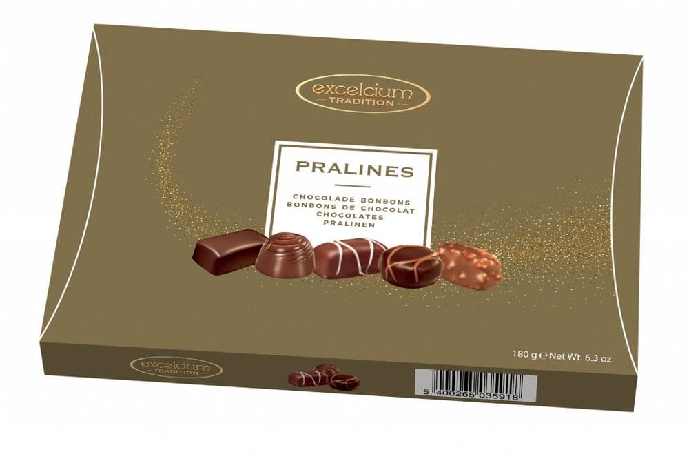 HAMLET EXCELCIUM PRALINES GOLD BOX 180g SINGLE