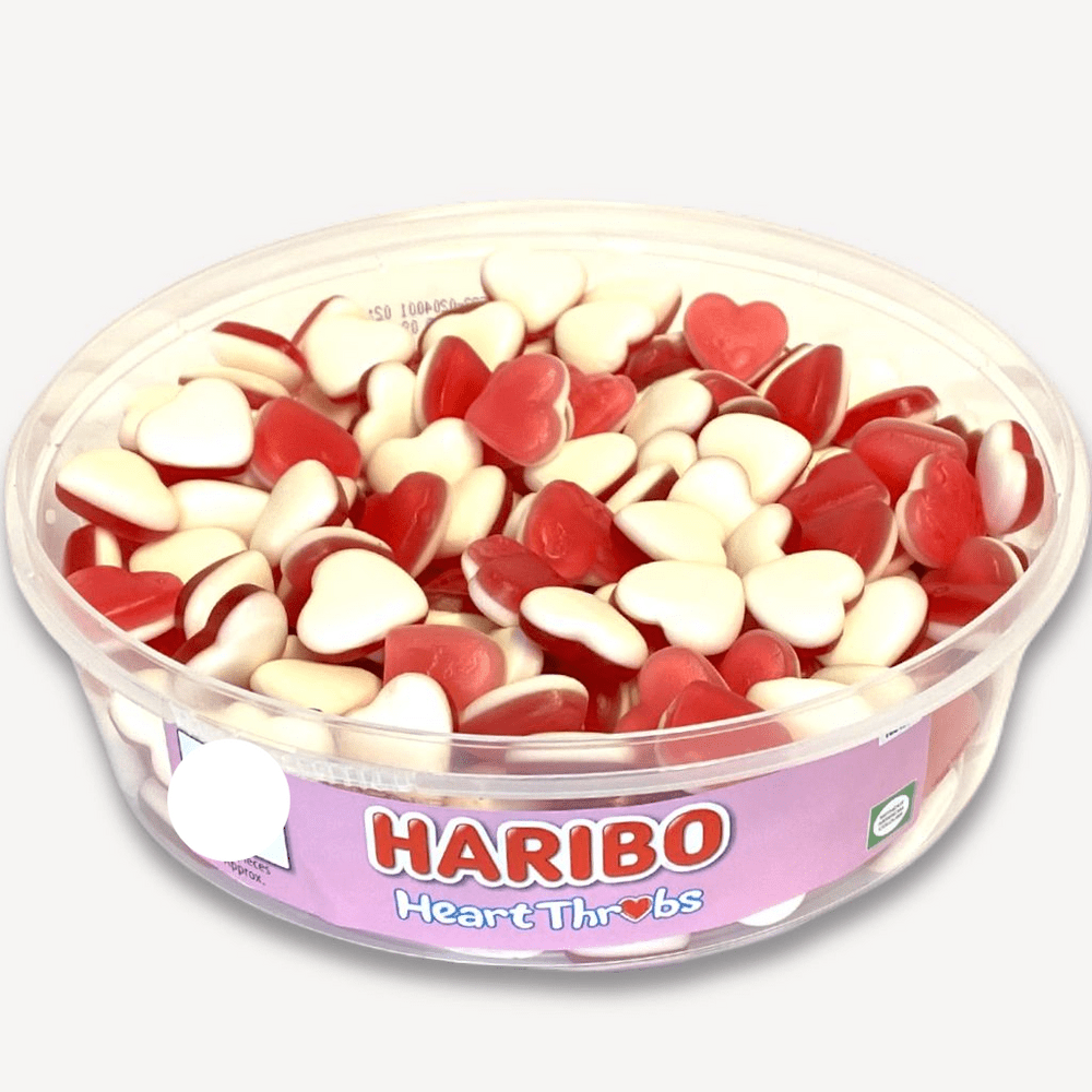 HARIBO HEART THROBS TUB 480g