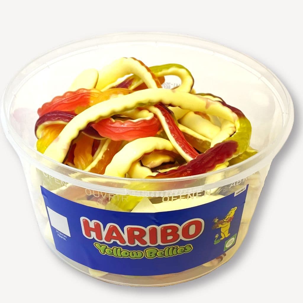 HARIBO YELLOW BELLIES TUB