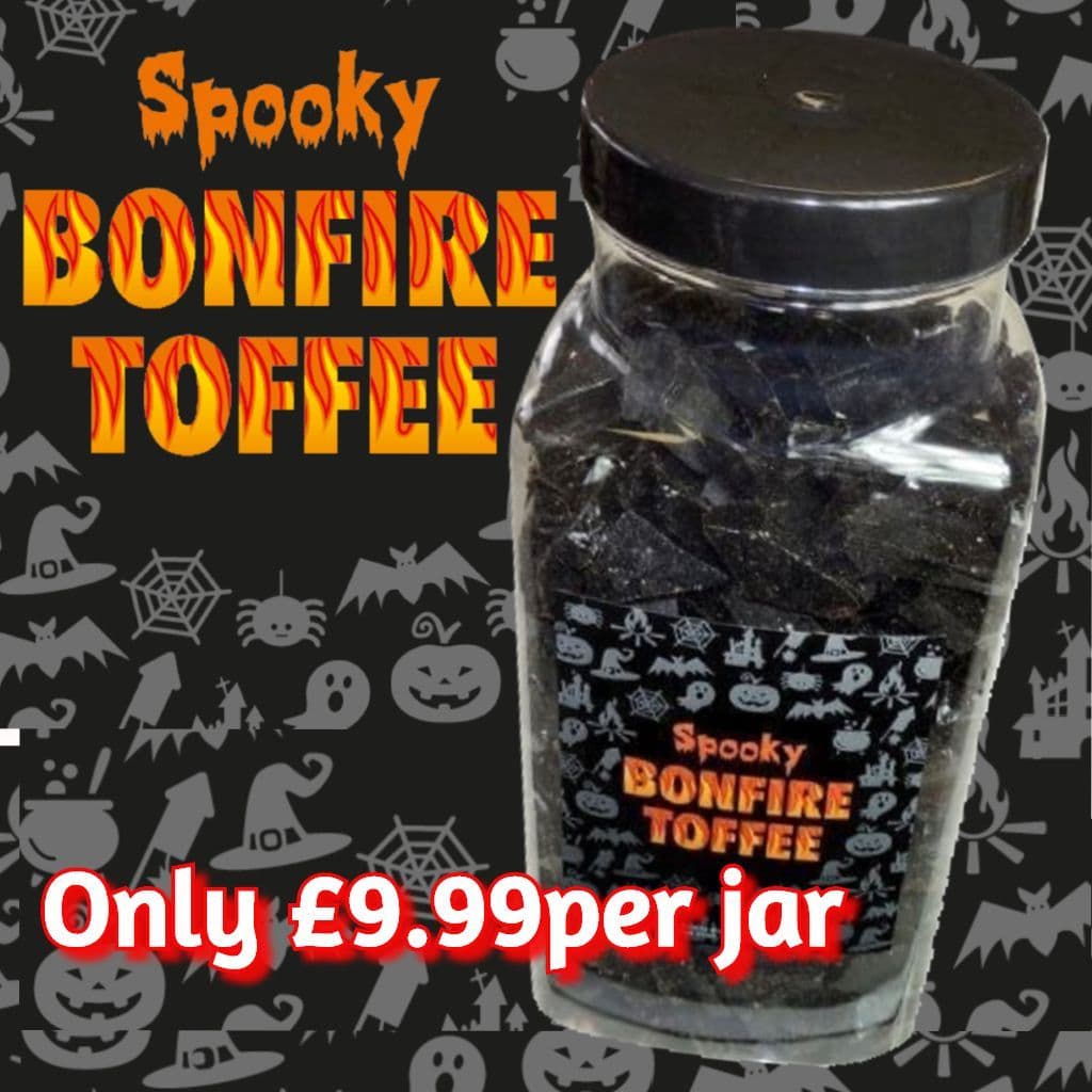 HP05 SPOOKY BONFIRE TOFFEE JAR 3KG