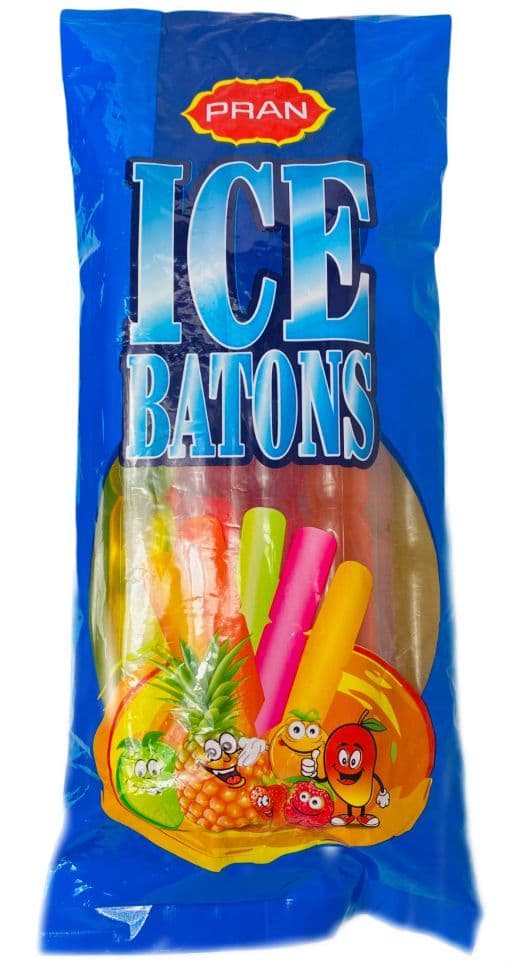 ICE01 ICE LOLLY BATONS ASSORTED FLAVOURS 12x10x70ml