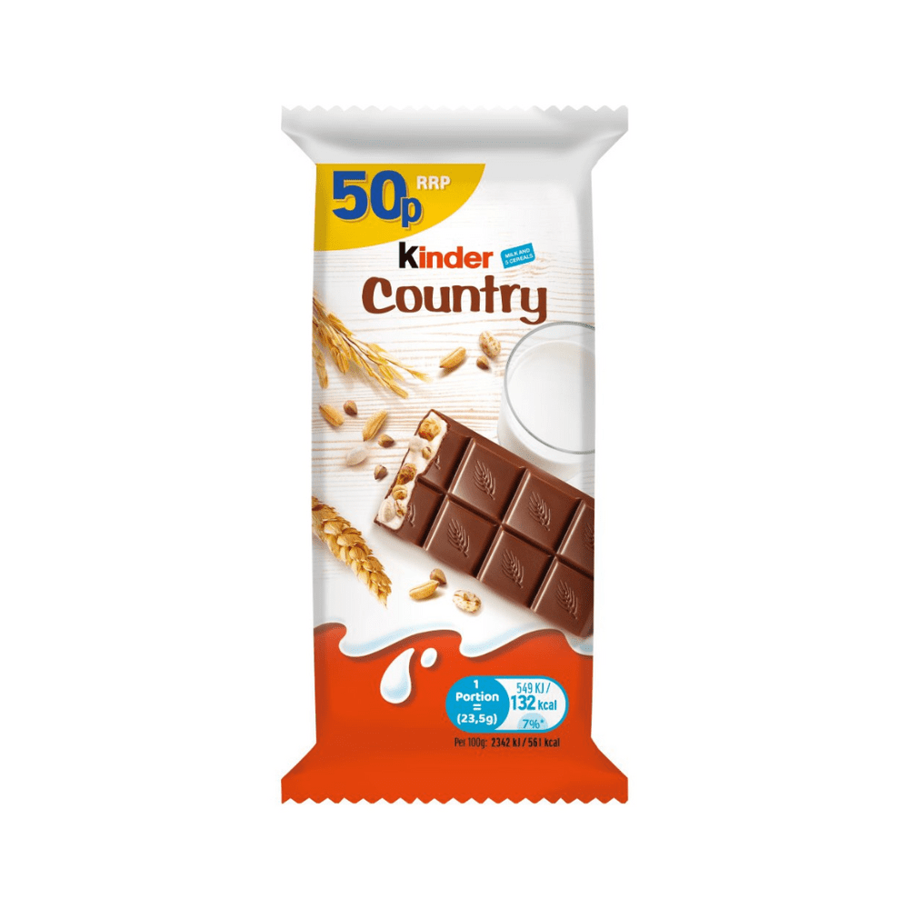 KINDER COUNTRY BARS PMP 50P 40 X 23 5G