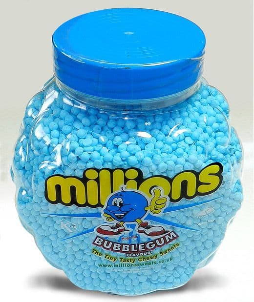 Wholesale Bubblegum Millions | 2.27KG Bulk Jar