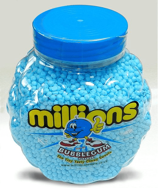 Wholesale Bubblegum Millions | 2.27KG Bulk Jar