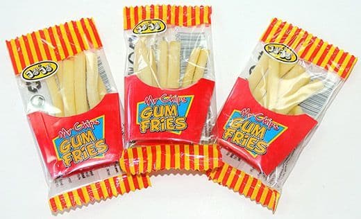 MR CHIPS GUM FRIES Bubblegum Chips