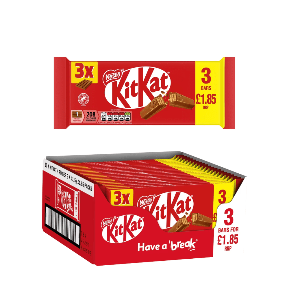 Nestle Kit Kat 4 Finger Multipack 20x 3x41 5g 1 85 PMP