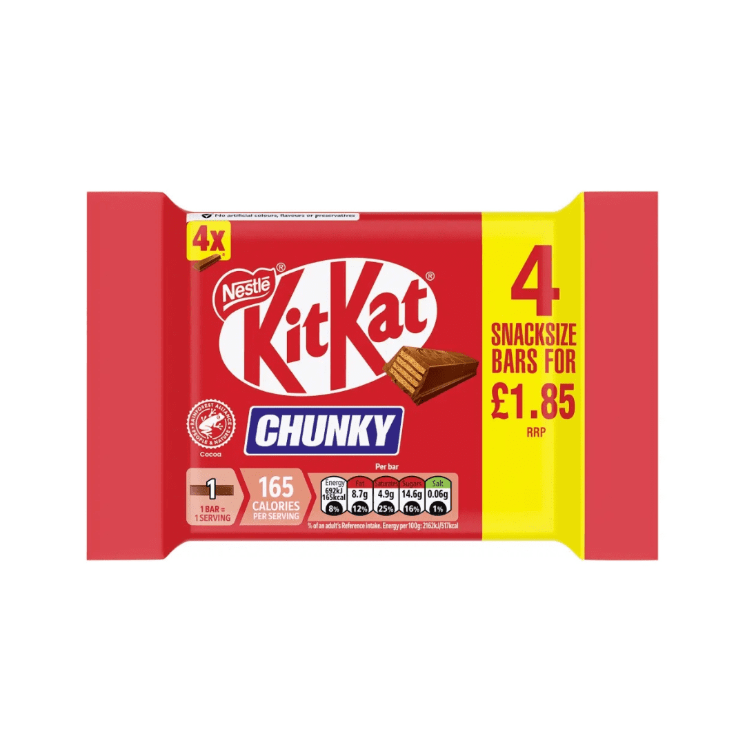 Nestle Kit Kat Chunky Multipack 24x 4x32g 1 85 PMP