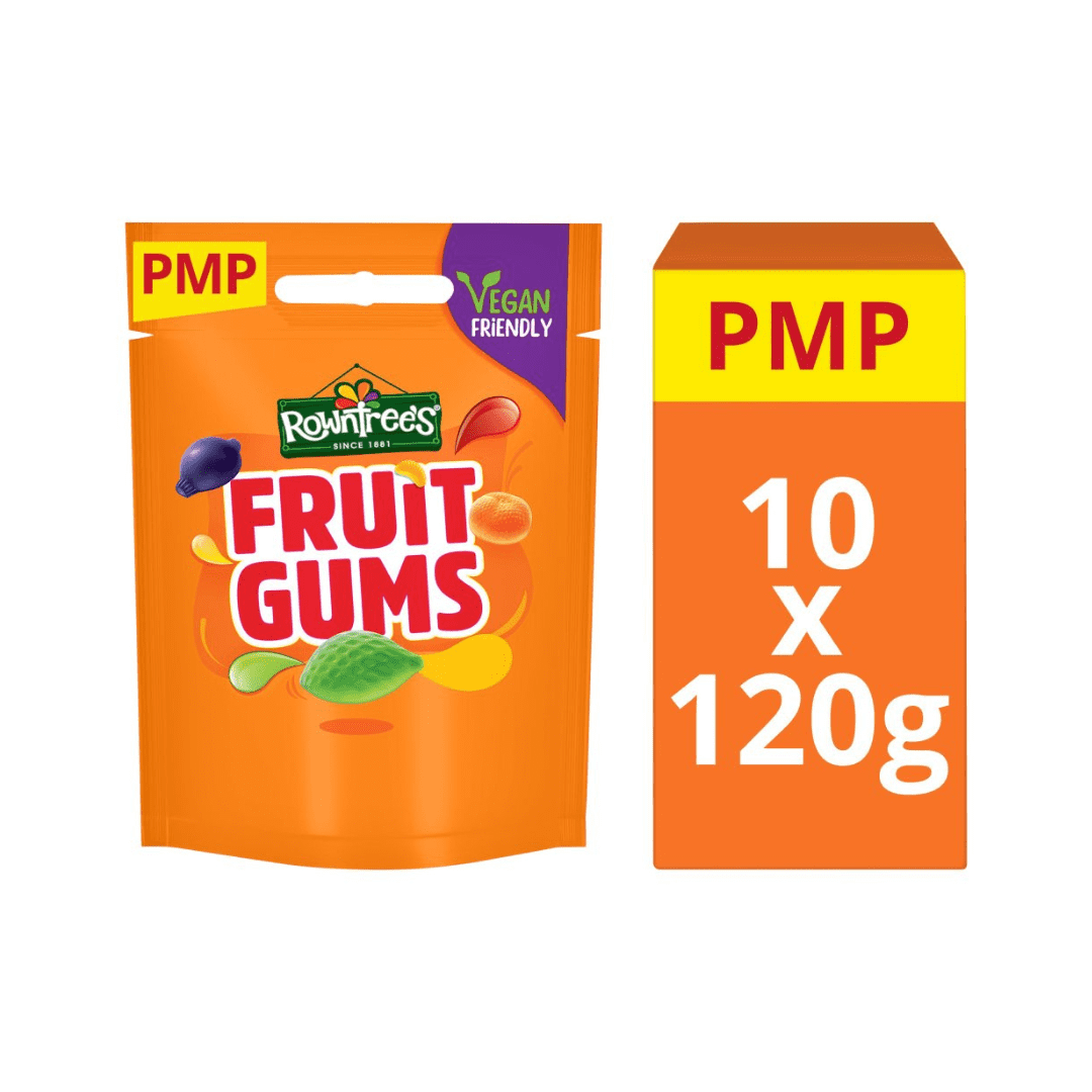 Nestle Rowntrees Fruit Gums PMP 1 25 10x120g