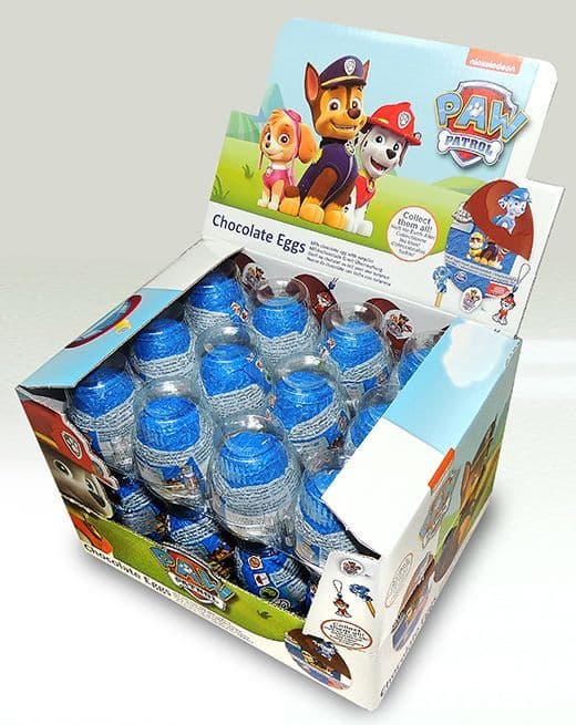 PAW PATROL CHOCOLATE EGGS 1x24