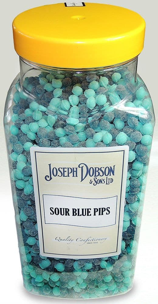 DOBSONS SOUR BLUE PIPS JAR
