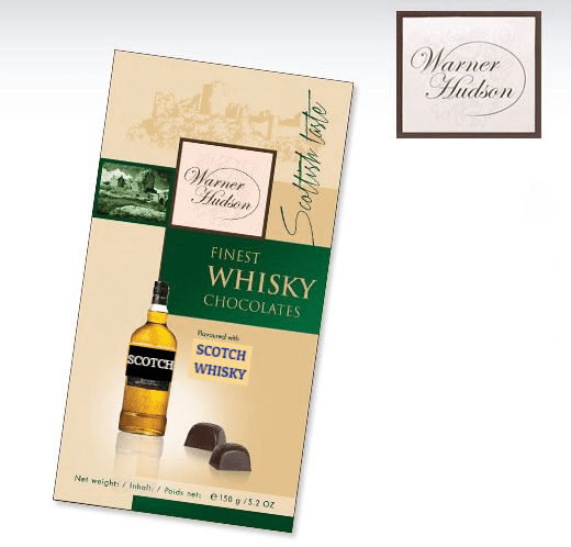 SCOTCH WHISKEY CHOCOLATES 150G SINGLE