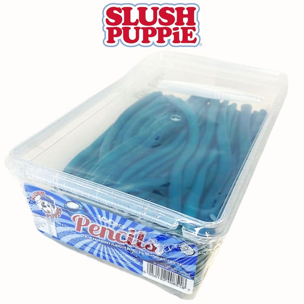 SLUSH PUPPIE PENCILS BLUE RASPBERRY x100