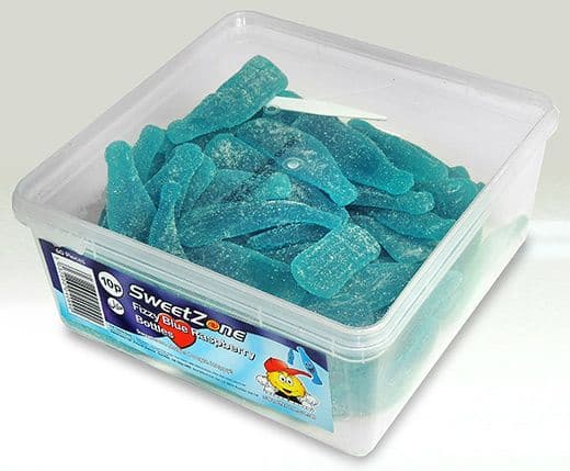 SWEETZONE FIZZY BLUE RASPBERRY BOTTLES
