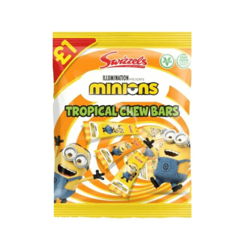 SWIZZELS MINION MINI CHEW BAR BAG 1 15 PMP 12X120G