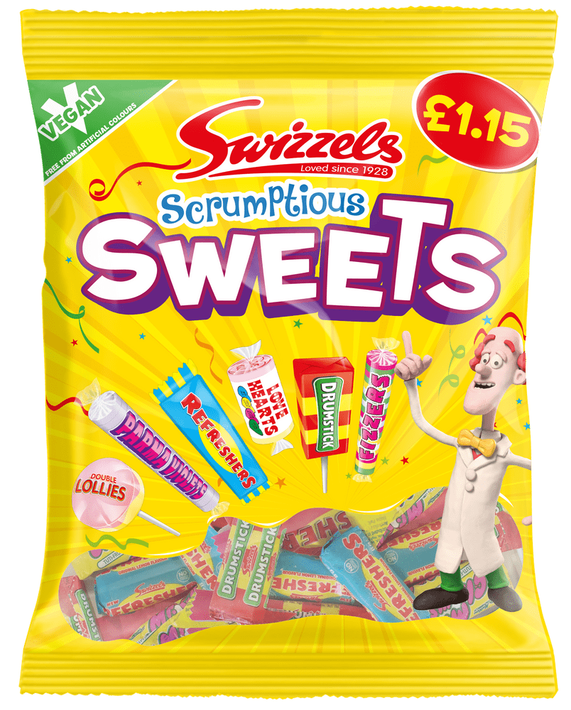 SWIZZELS SCRUMPTIOUS SWEETS 12X134G PREPACK