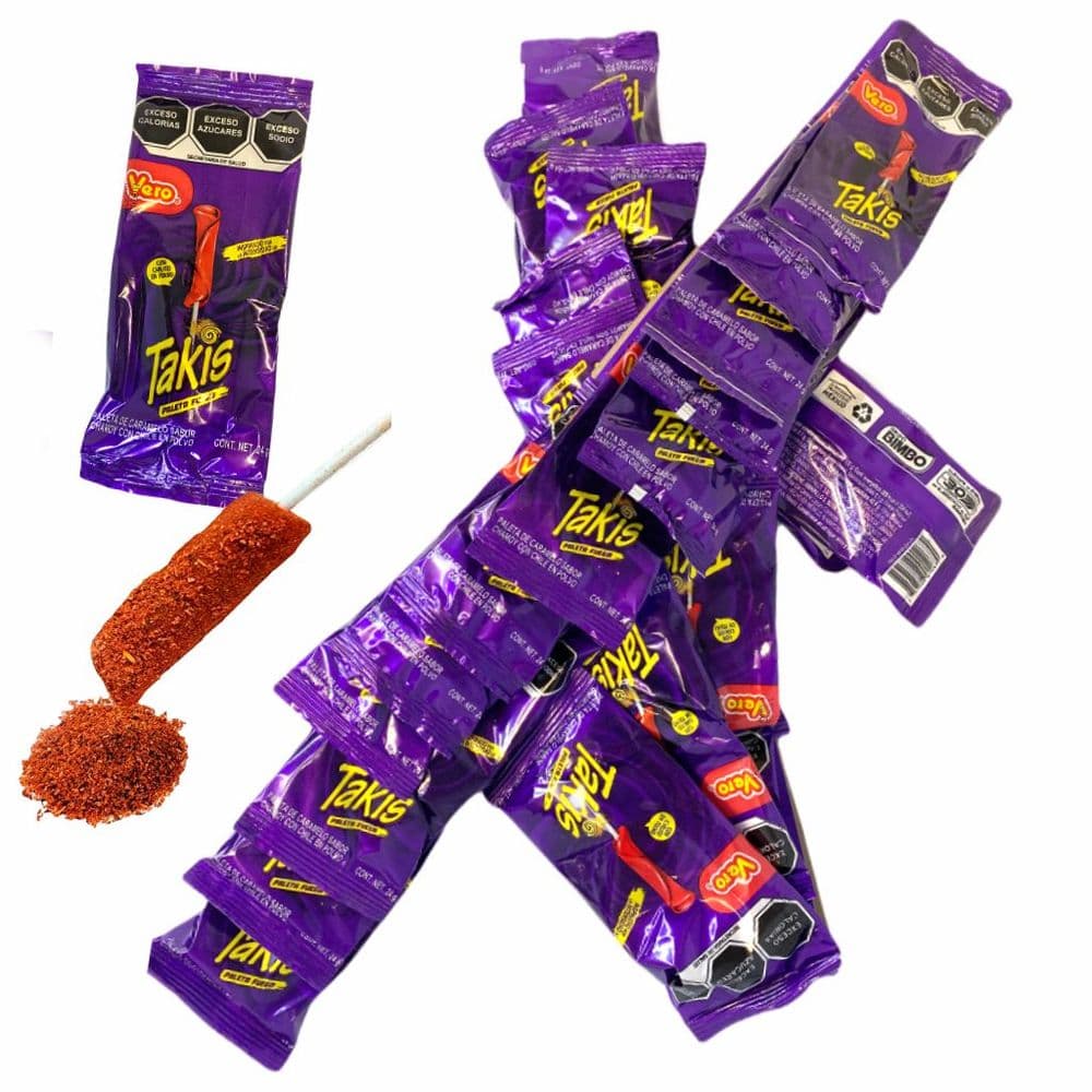 TAKIS FUEGO Chilli Powder Lollipop 24g x 12