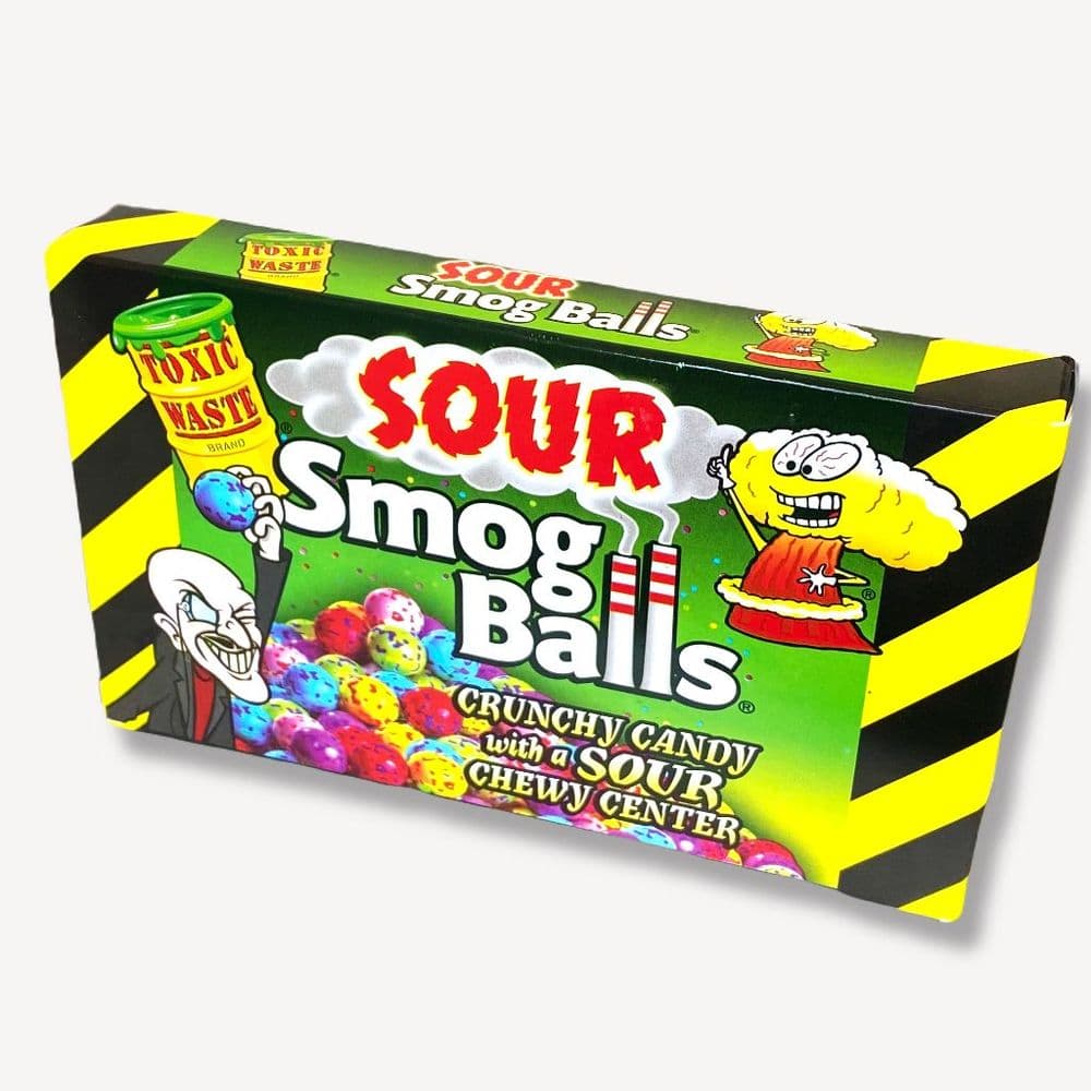 TOXIC WASTE SOUR SMOG BALLS THEATRE BOX 85g x12
