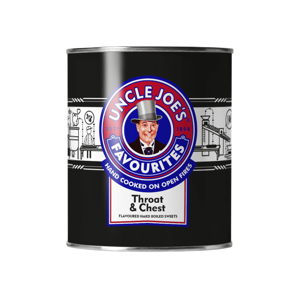 Uncle Joes Throat and Chest Lozenges 120G Tin