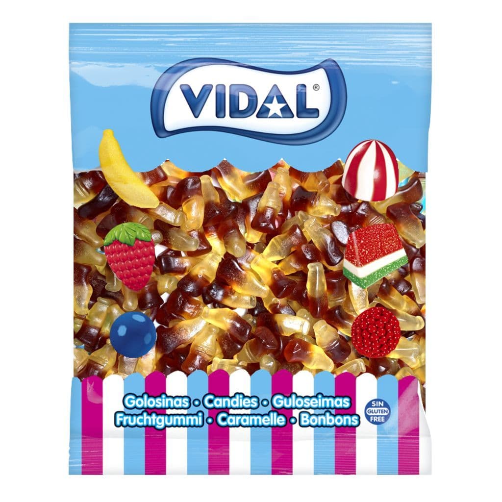 VIDAL COLA BOTTLES SMALL 1KG