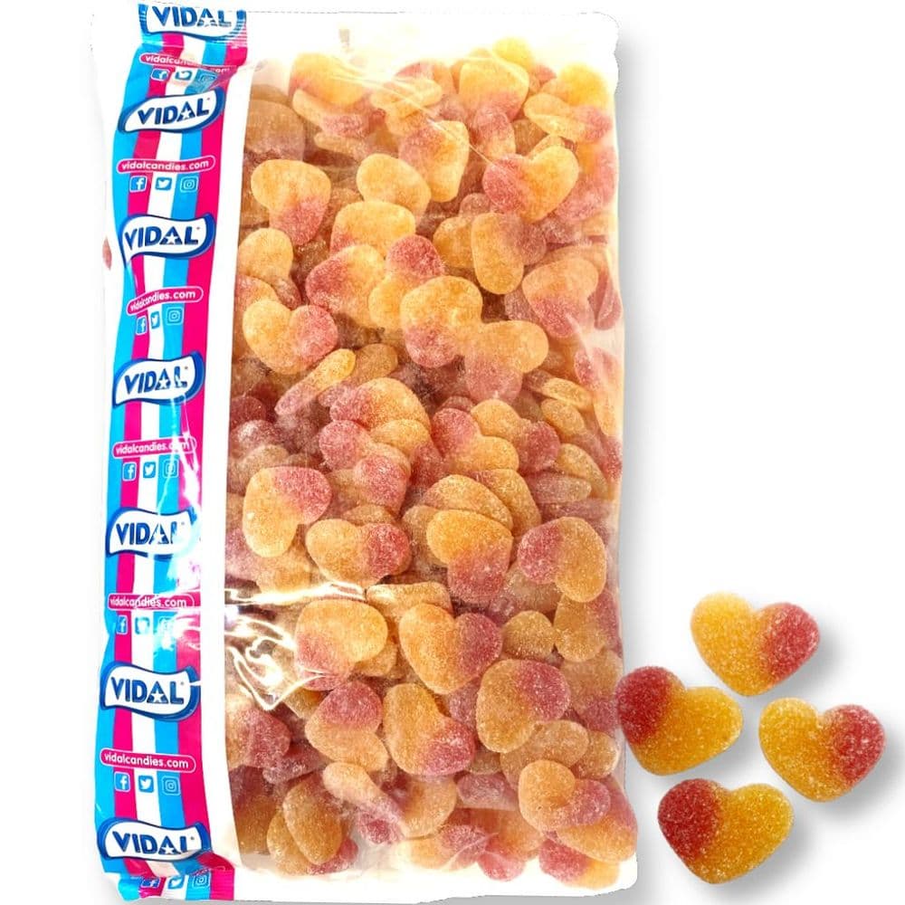 VIDAL PEACH HEARTS 3KG