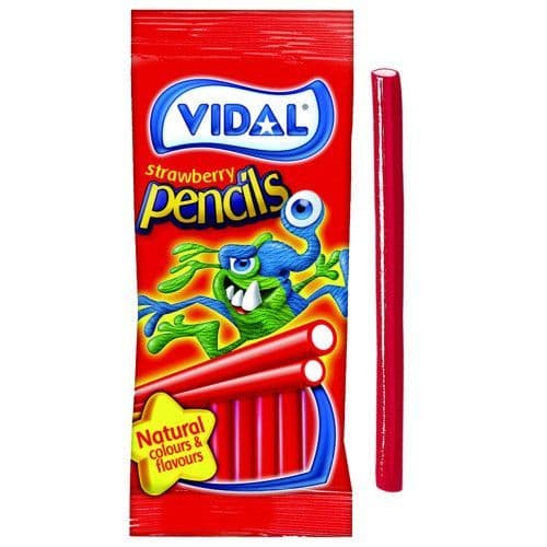 VIDAL STRAWBERRY PENCILS 14X90G