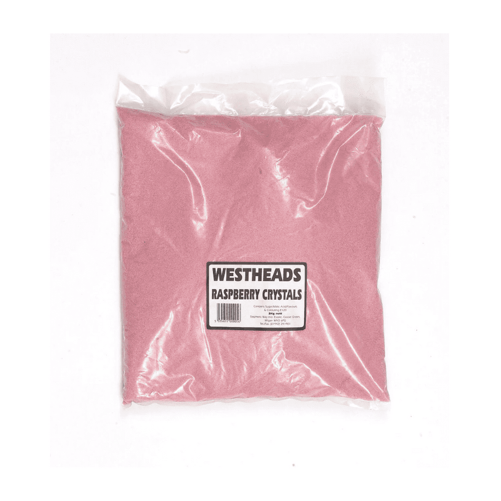 WESTHEADS PINK RASPBERRY CRYSTALS 3KG