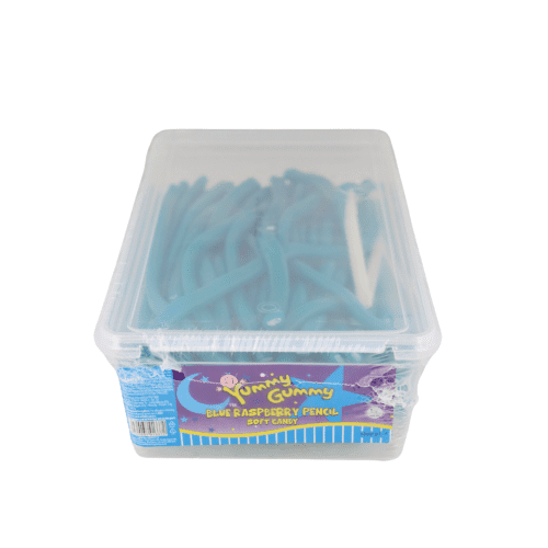 YUMMY GUMMY BLUE RASPBERRY PENCILS 1200G