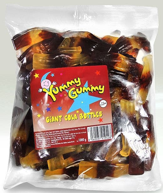Yummy Gummy Giant Cola 1KG